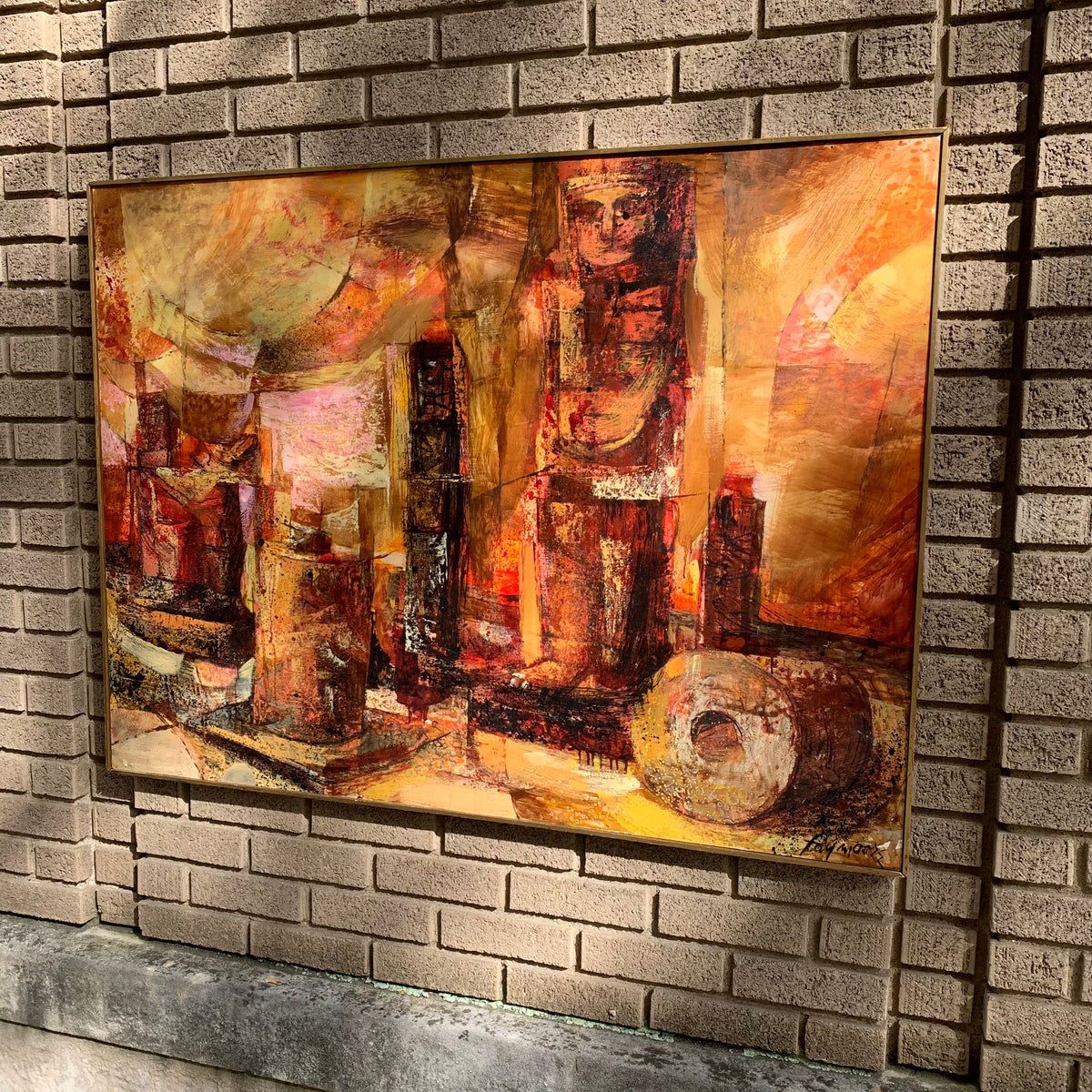 Fay Moore “Fallen Idols” Painting – Buy-Midcentury.com